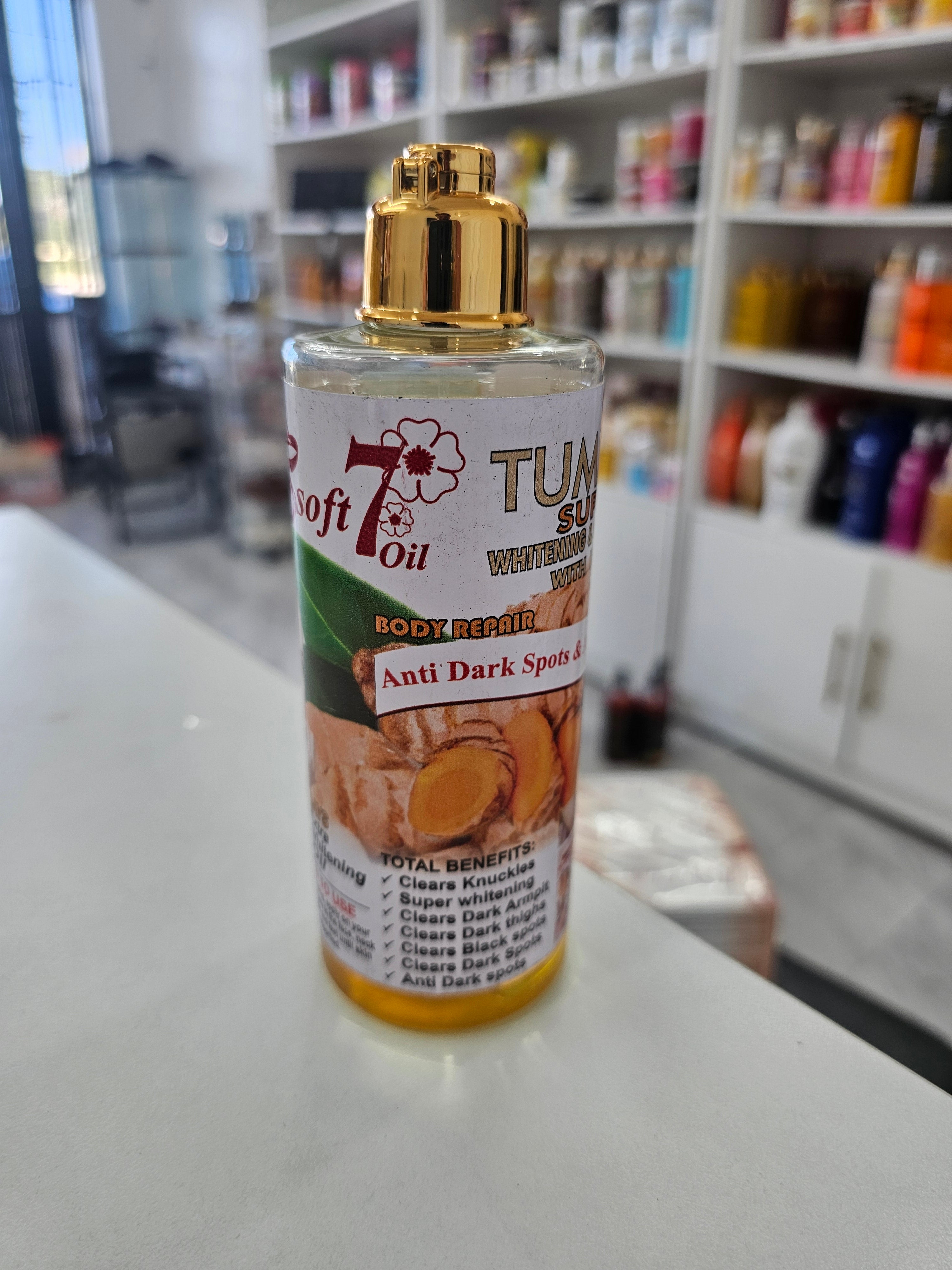 Soft 7 Tumeric Ligtening Oil – Shineshine Cosmetics